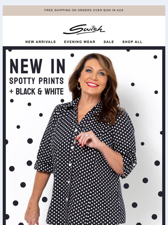 Swish Fashion: NEW IN: Spots + Black & White | Milled