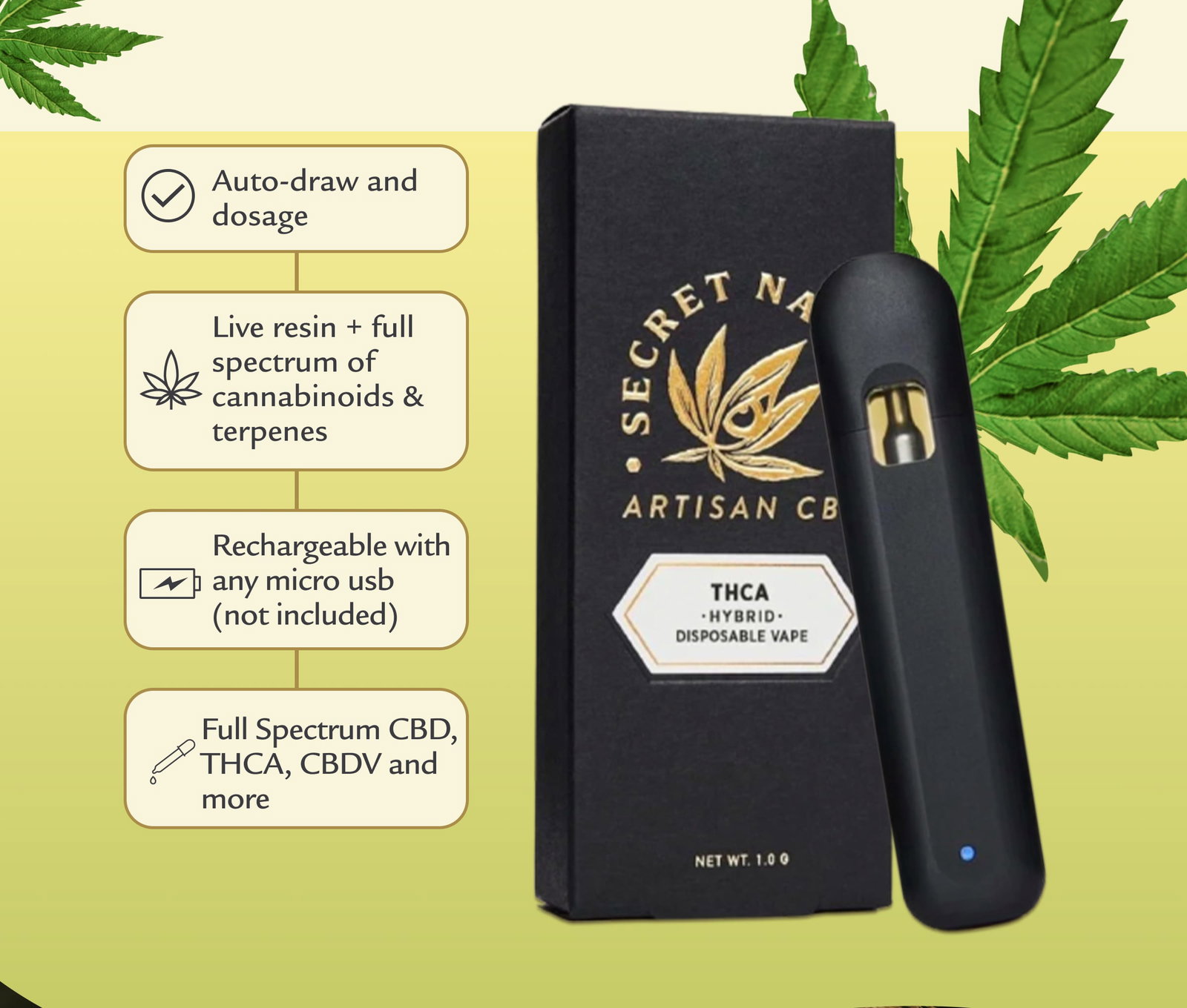Secret Nature: Vape Our NEW THCA Strains 💨 | Milled