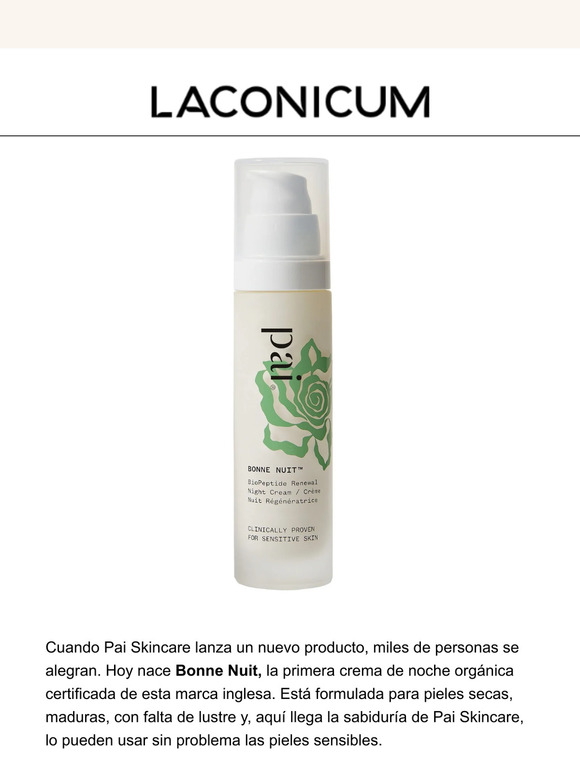 Laconicum: Fans de Pai, llega Bonne Nuit, su primera crema de noche ...