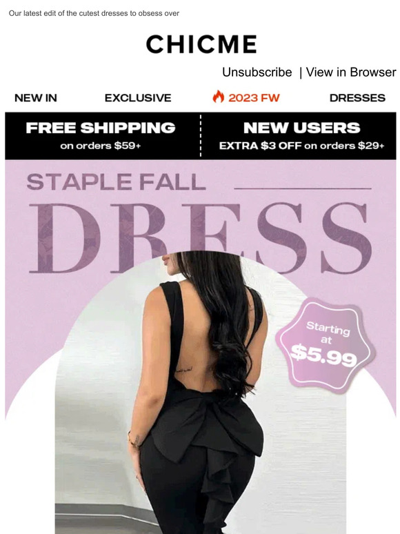 Chicme: Dresses you'll love now AND next season | Milled