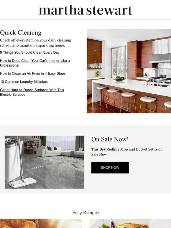 Martha Stewart: 9 Things You Should Clean Every Day | Milled
