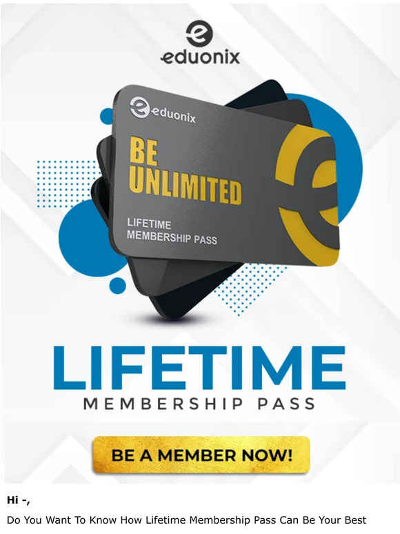 Eduonix [cps] Ww Eduonix Membership Pass Best Investment For Career Growth Milled