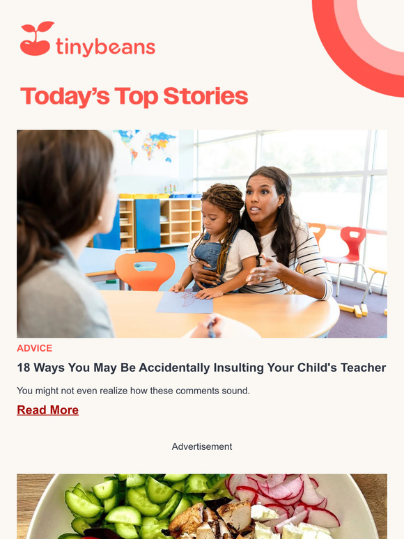 Tinybeans: 18 Things NOT to Say to Teachers | Milled