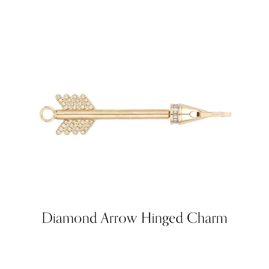 Adina Reyter: Introducing: The Diamond Arrow Hinged Charm | Milled