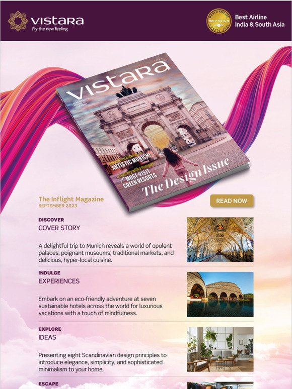 Air Vistara: Vistara Inflight Magazine | Design Diaries | Milled