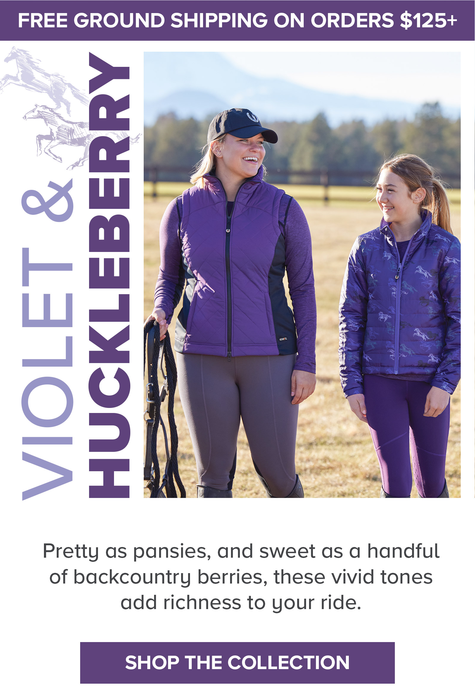Kerrits: Limited Edition Colors: Huckleberry & Violet 🐴 💜 | Milled