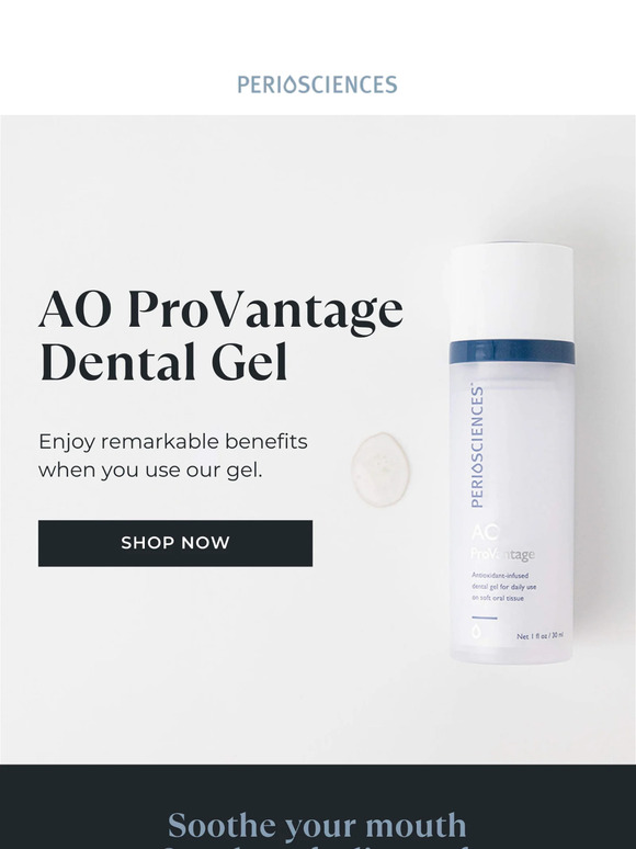 PerioSciences: Soothe Your Mouth | Milled