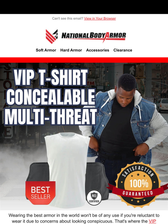 National Body Armor: LOOK: American Made VIP T-Shirt Concealable Multi ...