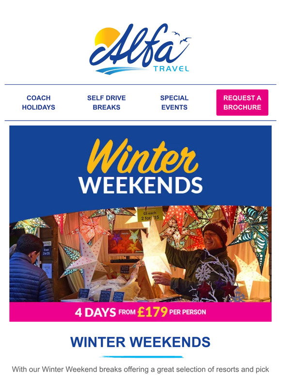 Alfa Travel: Wonderful Winter Weekends 🎄 | Milled