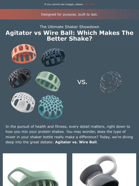 PROMiXX: The Future of Shaker Bottles: Agitator vs. Wire Ball | Milled