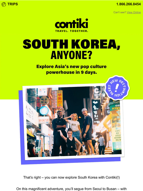 Contiki: Our Hottest New Destination: South Korea | Milled