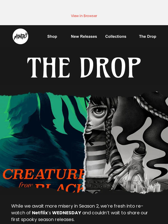 Mondo: Tomorrow: Wednesday & Creature from the Black Lagoon Posters ...