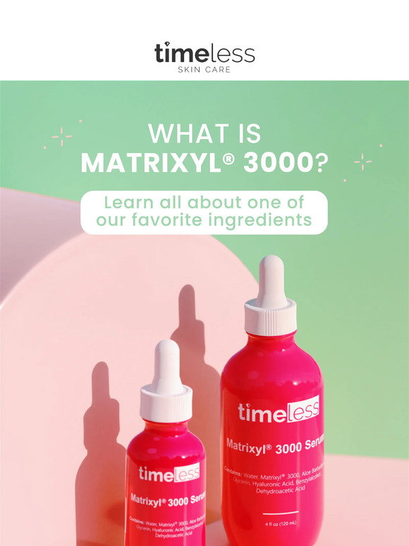 Timeless Skin Care: 🧐 What is Matrixyl®️ 3000? | Milled