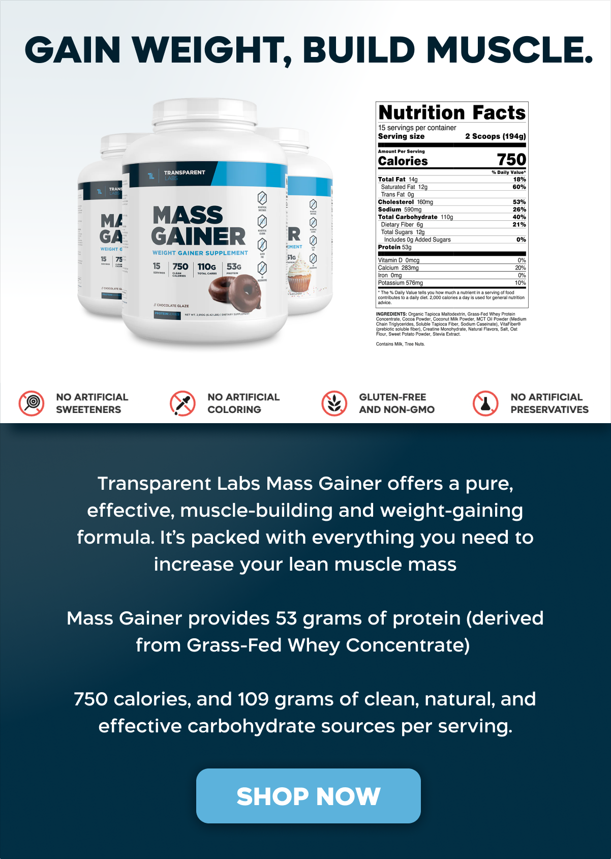 Transparent Labs: Mass Gainer - A Tool For Bulking 💪 | Milled