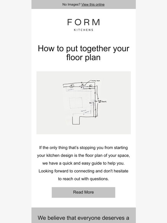 FORM Kitchens: Learn how to put together your floor plan | Milled