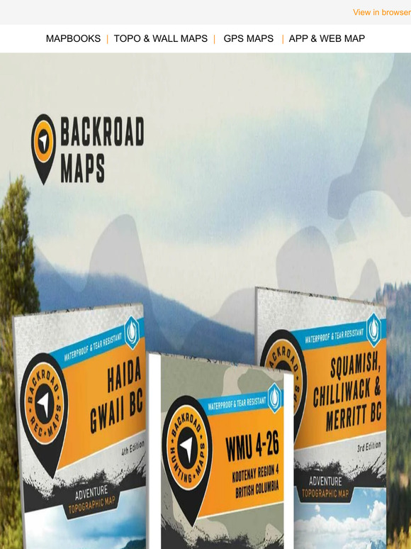 Backroad Mapbooks: New Maps for Your Fall Adventures 🦌 | Milled