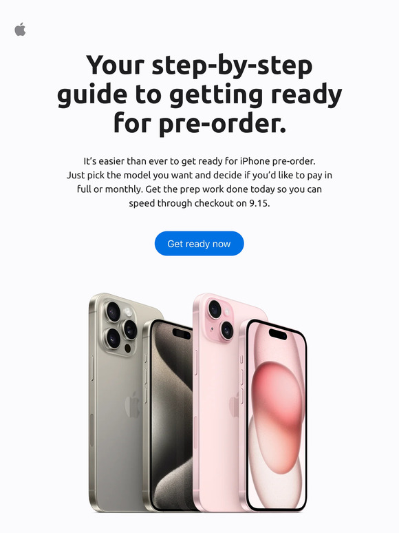 Apple: Get ready for iPhone 15 and iPhone 15 Pro pre-order now. | Milled