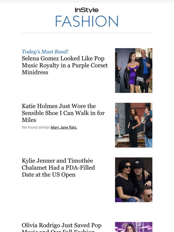 InStyle: Selena Gomez looked like pop music royalty in this purple ...