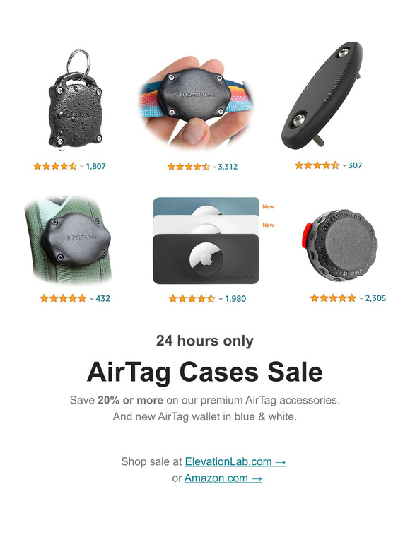Elevation Lab: AirTag Accessories Sale + New Colors | Milled