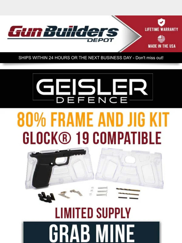 Gun Builders Depot: In-stock and ready to ship! | Milled