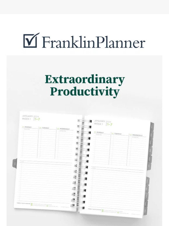 Franklin Planner: Our 5 Choices Planner Will Help You Focus On What ...
