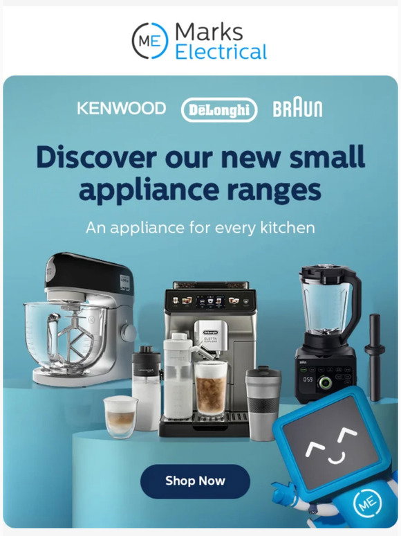 Marks Electrical: Discover our new small appliance ranges⭐😀 | Milled