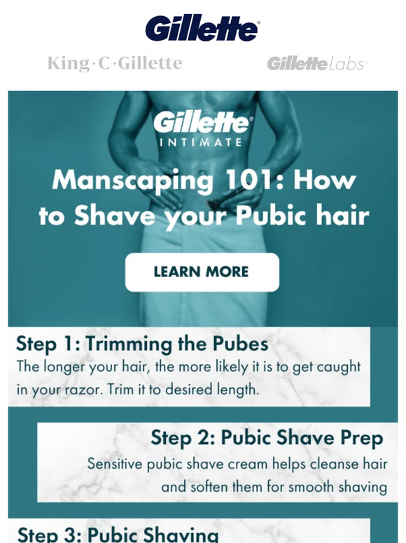 Gillette: Manscaping 101: How to Shave your Pubic Hair | Milled