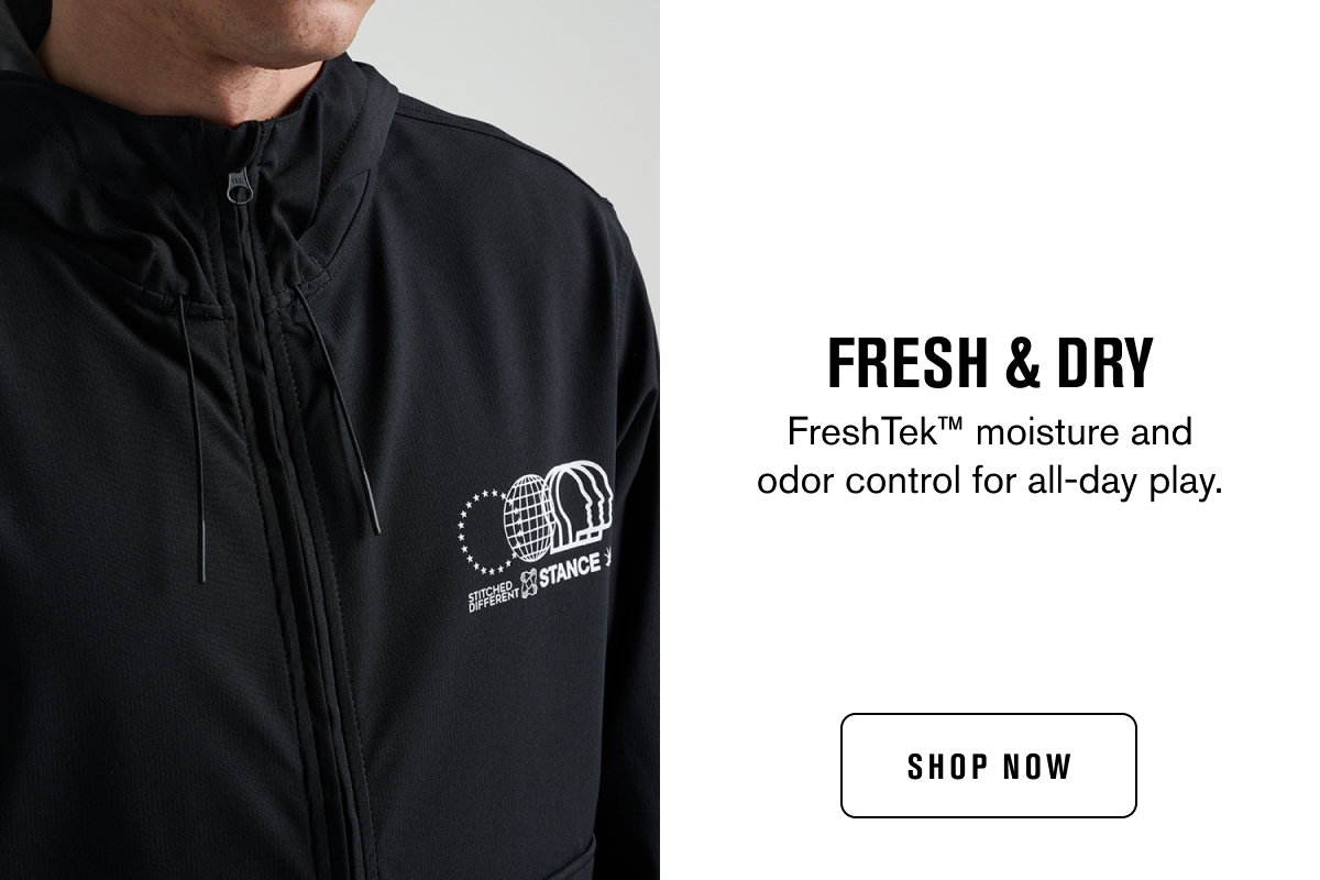 Stance: Layer Up In The Complex Anorak Featuring FreshTek™ | Milled