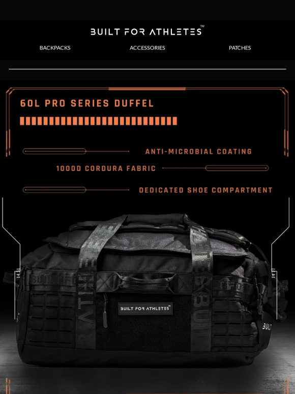 Built for Athletes: New Product Drop: Pro Series Duffel | Milled