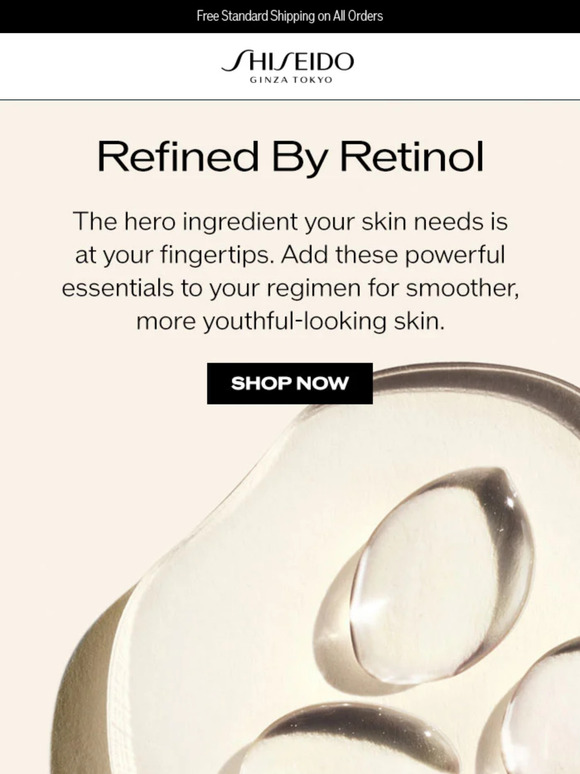 Shiseido: Our Retinol-Powered Essentials | Milled