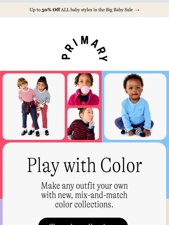 Primary: Easy Outfit Inspo: Meet Color Collections 🔴🔵🟣⚪ | Milled