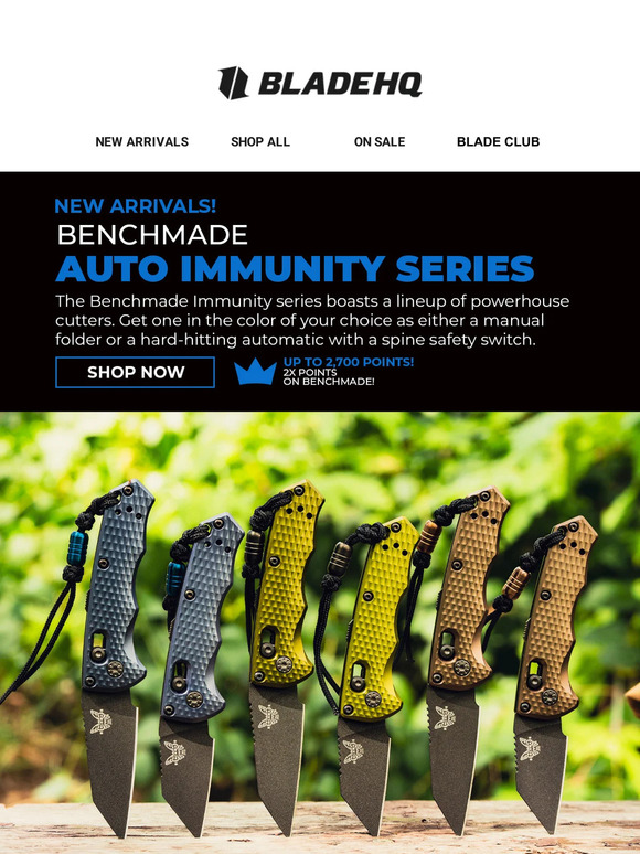 Blade HQ: Now Available! Benchmade Full & Partial Immunity Autos! | Milled
