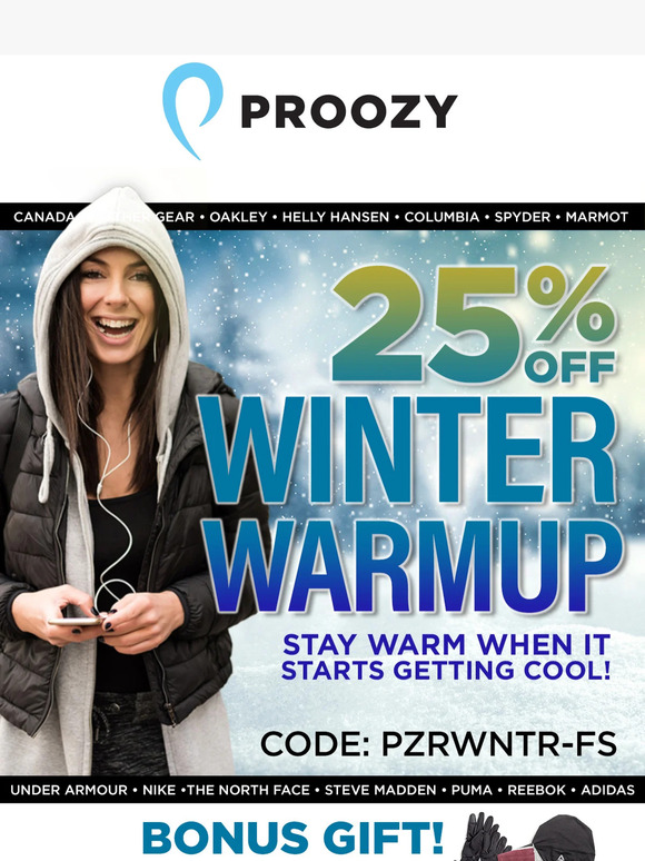 Proozy: Get Ready for Winter at 25% Off | Milled