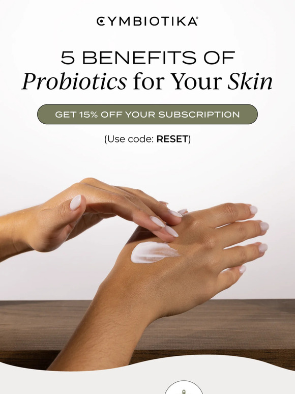 Cymbiotika: 5 Benefits of Probiotics for your Skin 🧴 | Milled