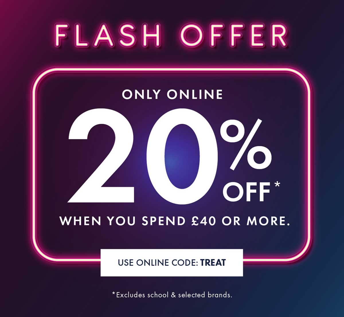 Matalan: ⚡ FLASH OFFER: 20% off when you spend £40 - online exclusive ...