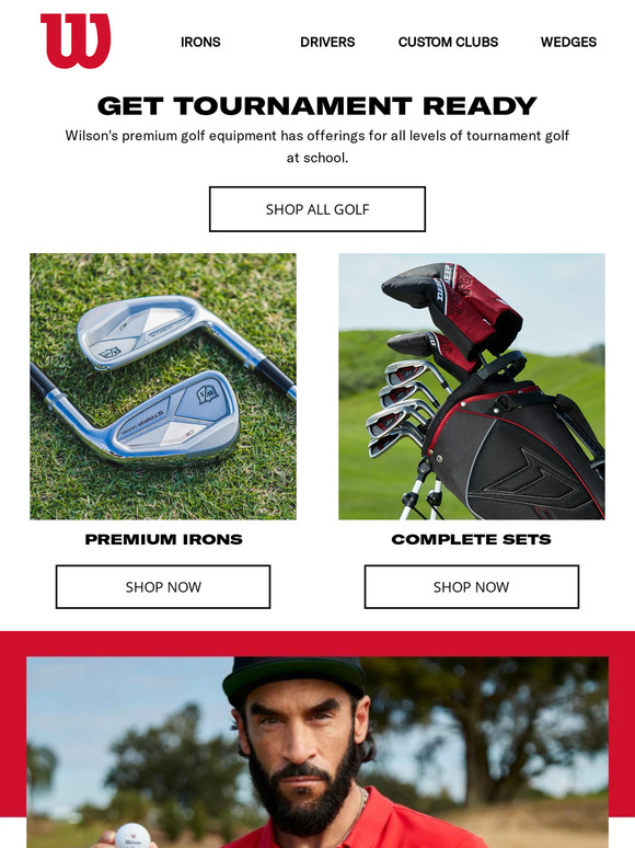 Wilson: Tee Up For Class With Wilson | Milled