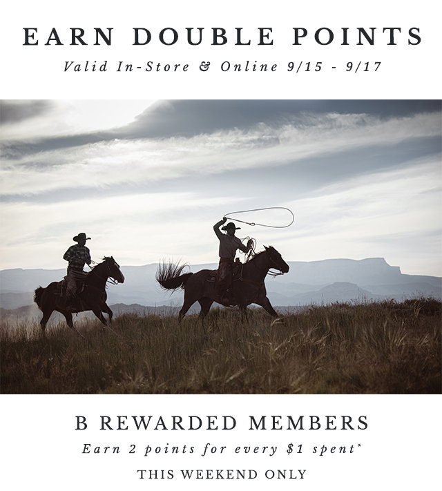 Boot Barn: Earn Double Points Starting Tomorrow | Milled