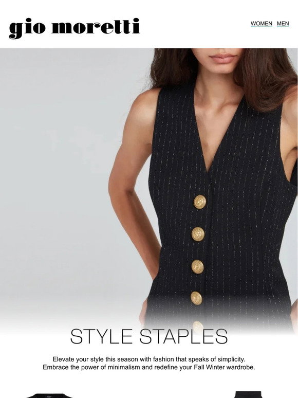 Gio' Moretti: Style Staples | FW23 selection is here | Milled