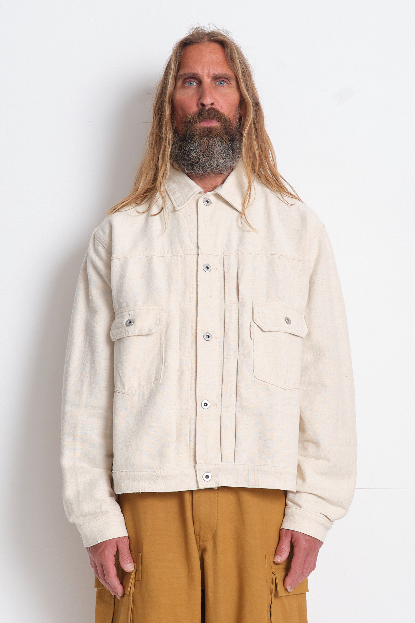STORY mfg: New Arrival : Tuesday Jacket Ecru Handloom | Milled