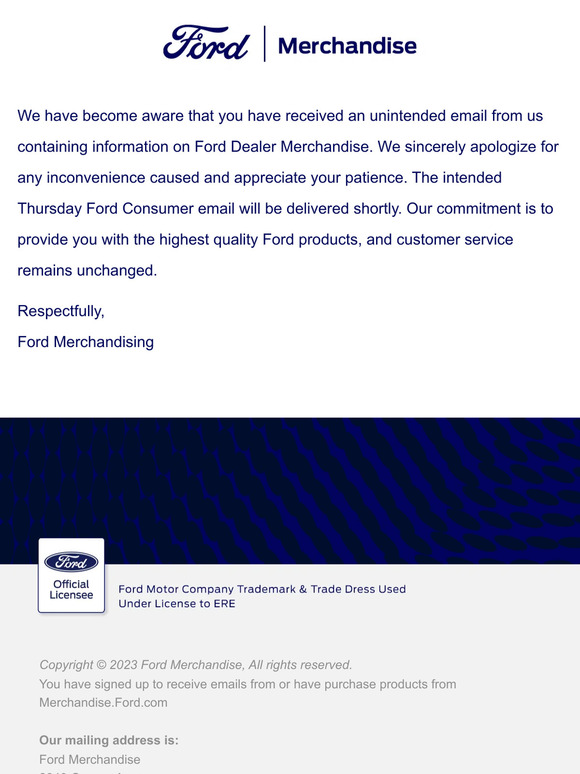 Ford: Customer Service Announcement | Milled