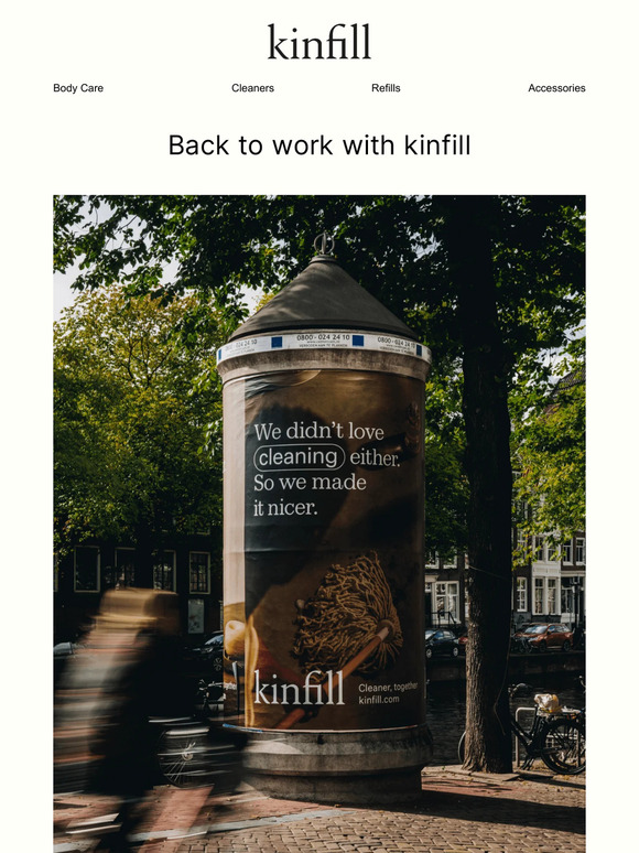 Kinfill Homecare: Back to work with kinfill | Milled
