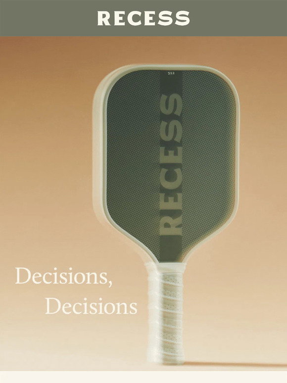 Recess Pickleball: How To Choose: Sport v. Classic Paddles | Milled