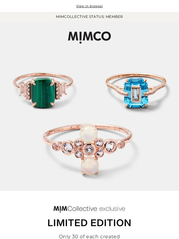 MIMCO: New Limited Edition rings are here 😍 | Milled