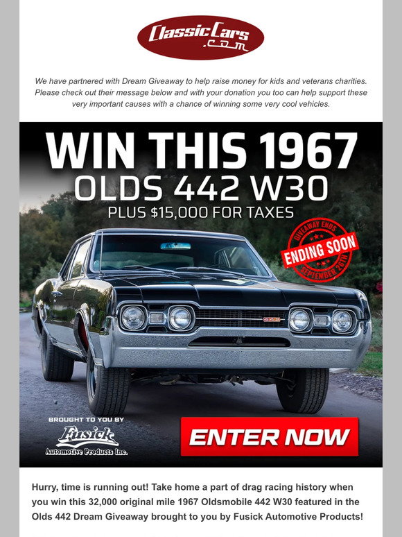 ClassicCars: LAST CHANCE! Score This 1967 Oldsmobile 442 W30! | Milled
