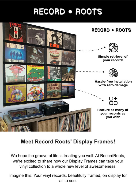 Record Roots: Showcase Your Vinyl with RecordRoots' Display Frames ...
