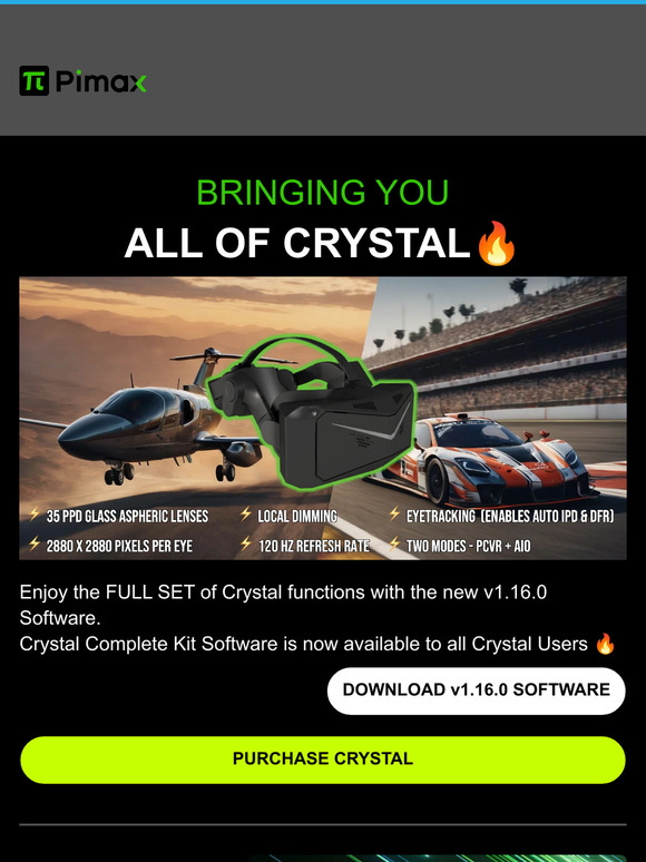 Pimax: Bringing You All of Crystal! The Complete Kit Software is now ...