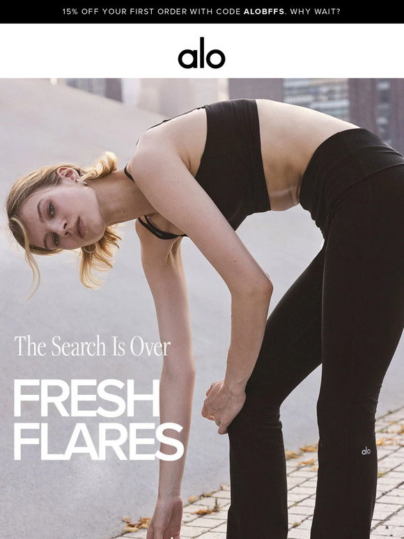 Alo Yoga: The flares you're seeing everywhere | Milled