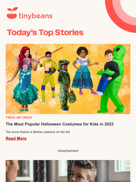 Tinybeans: The Most Popular Kids' Halloween Costumes of 2023 Are... | Milled