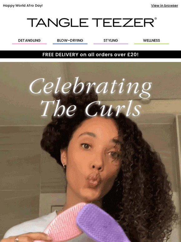 Tangle Teezer: 3 game-changing tools your curly hair routine needs 💜 ...