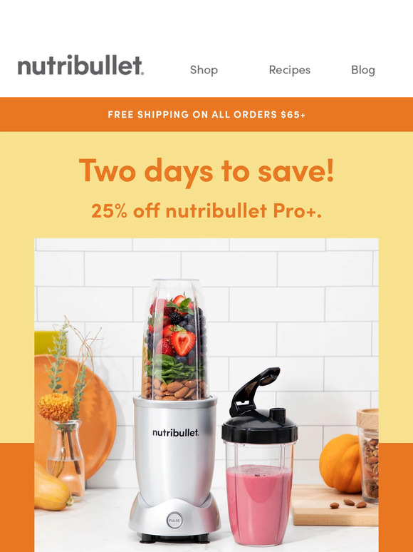 NutriBullet: Fall Flash Sale inside! | Milled